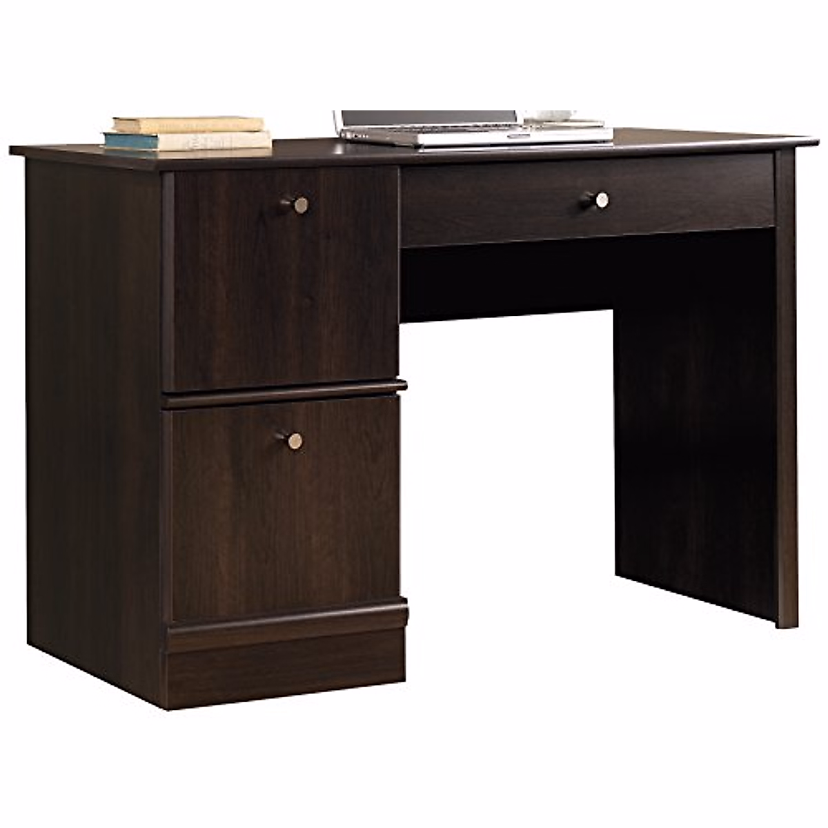 Sauder Computer Desk, Cinnamon Cherry Finish