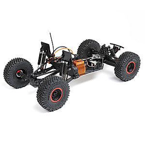 Losi RC Truck 1/10 Hammer Rey U4 4 Wheel Drive Rock Racer Brushless RTR with Smart and AVC - Remote Control Toy Vehicle (RC Cars, RC Truck, RC Crawler, Rock Crawler) (HELIDIRECT) (Green)