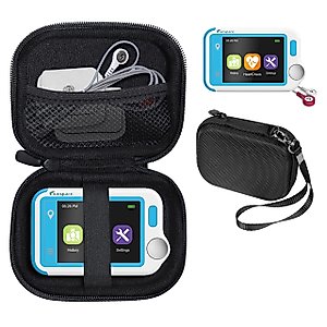 CaseSack Carrying case for Livenpace Personal Bluetooth Heart Health Tracker, Strong Compact Light Weight case with mesh Pocket for Pills and Other Essential