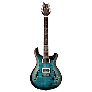 PRS Paul Reed Smith 6 String SE Hollowbody II Piezo, Peacock Blue, Right (105537:PB)