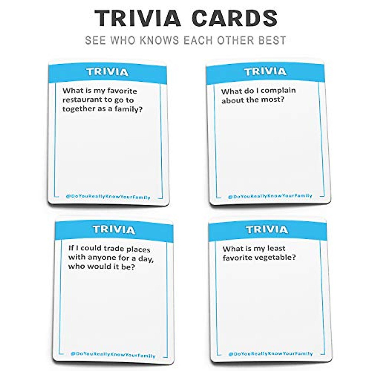 Do You Really Know Your Family? A Fun Family Game Filled with Conversation Starters and Challenges - Great for Kids, Teens and Adults