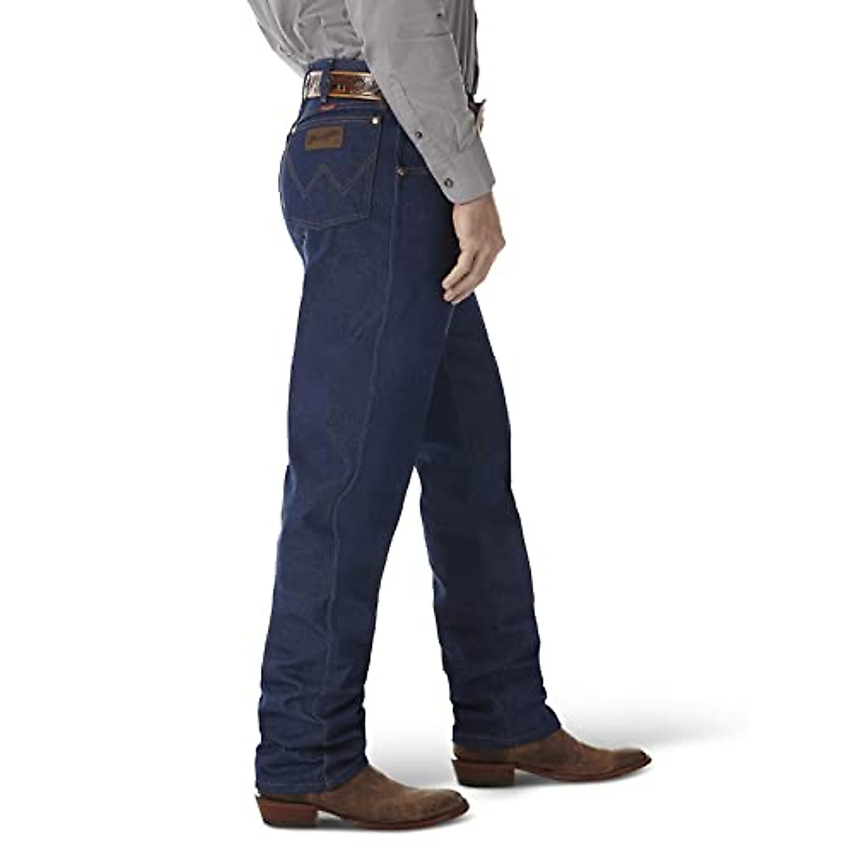 Wrangler Men's Cowboy Cut Relaxed Fit Jean, Rigid Indigo, 40W x 30L