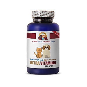 Dog Minerals Vitamins - Ultra PET Vitamins - Chews - for Dogs and Cats - Mineral Supplement - Vitamin b12 for Dogs - 180 Treats (2 Bottles)