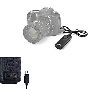 Kiwifotos MC-DC2 Remote Switch Shutter Release Cord for Nikon Z7 Z7II Z6 Z6II Z5 D750 D780 P1000 D7500 D7200 D5600 D5500 D5300 D5200 D5100 D5000 D3300 D3200 D7000 D7100 D610 D600 & More Nikon Camera