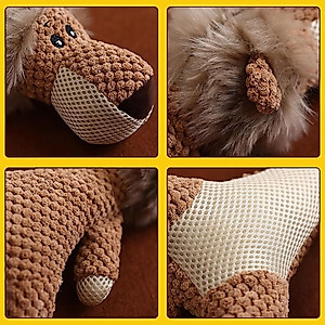 Wowpetsmart Invincible Chewanimals, Wowpetsmart for Heavy Chewers, Wowpetsmart Dog Chew Toys, Chewanimal - Designed for Strong Chewers, Interactive Fun and Squeaky Stuffed Plushy Dog Toy (3PCS)