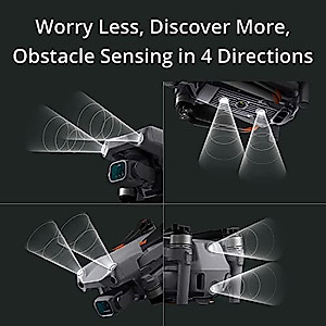 DJI Air 2S Fly More Combo - Drone Quadcopter UAV with 3-Axis Gimbal Camera, 5.4K Video, 3 batteries, HardCase, 128gb SD Card, Lens Filters, Landing pad Kit with Must Have Accessories
