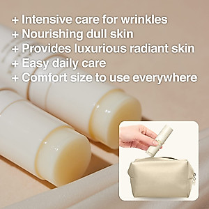 THESAEM Snail Essential EX Wrinkle Solution Multi-Purpose Balm Stick – Anti Aging & Moisturizing – Face & Eye Treatment – With Snail Collagen & Honey for Moist Glow, 0.4oz.