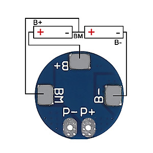 Alinan 6pcs 2S 5A 7.4v 8.4V 7A Current Limit 18650 Lithium Battery Charger Protection Board BMS PCM for Li-ion Lipo Battery Cell Pack
