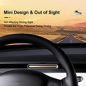 COSLAKE Car Air Freshener in Vent for Tesla Model Y/3 Accessories, Air Fragrance Diffuser Set Includes 6 Long-Lasting Fragrance Sticks + 2 DIY Stick