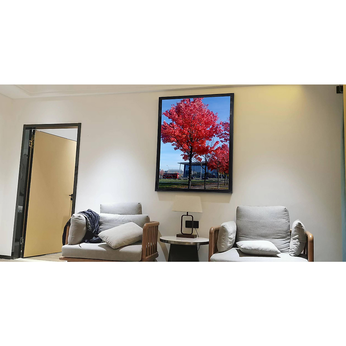 Medog 11x14 Picture Frame Black Display Pictures 11x14 Gallery Frame Wall Hanging Photo Frame Document Certificate Picture Frame, Black, 1 Pack