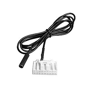 beler 28 pin CD Bluetooth Microphone Cable Wiring Harness Interface Connection w/1.5m Wire fit for Toyota Camry Hilux RAV4 Audio Head Unit