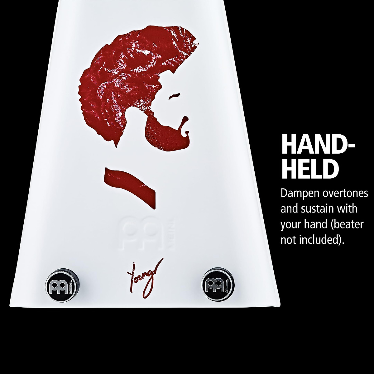 Meinl Percussion Cowbell, Youngr Signature Artist Series Looper Bell with Magnetic Mutes — NOT Made in China — Handheld, Carbon Steel Alloy, 2-Year Warranty (YACB)