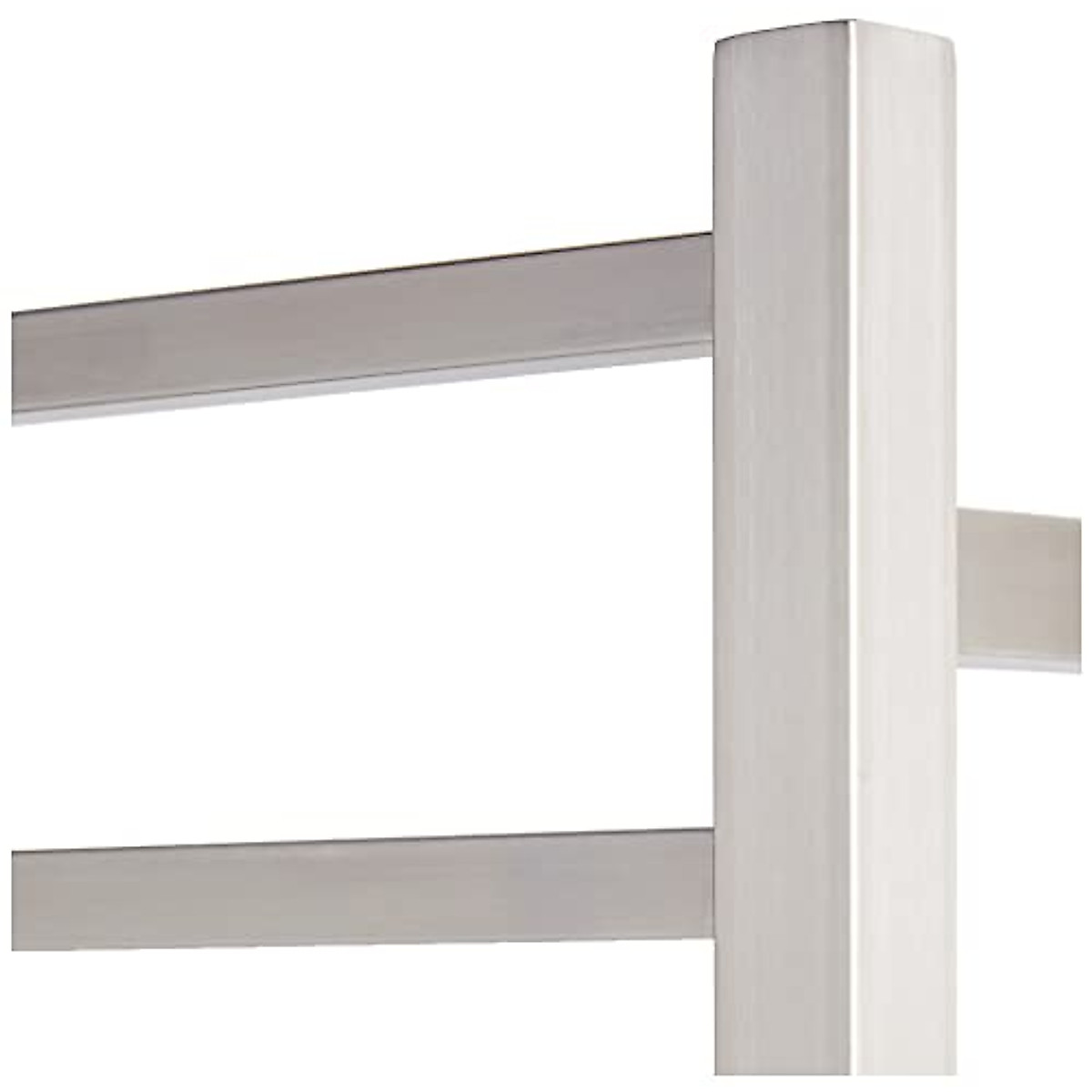 WarmlyYours Warmly Yours Sydney 10-Bar Electric Heated Bath Towel Warmer Rack, Brushed, Wall mountable, Hardwired, Grey