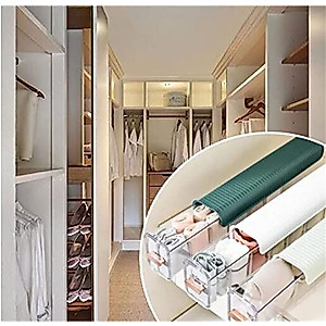 Punch-Free Multi-functional Storage Box, Clear Wall Mounted Drawer Organizer,Wall-Mounted Storage Box, Underwear Panties Socks Data Cable Closet Organizer (36x8.3x10.7cm/14.2x3.3x4.2in) (White)