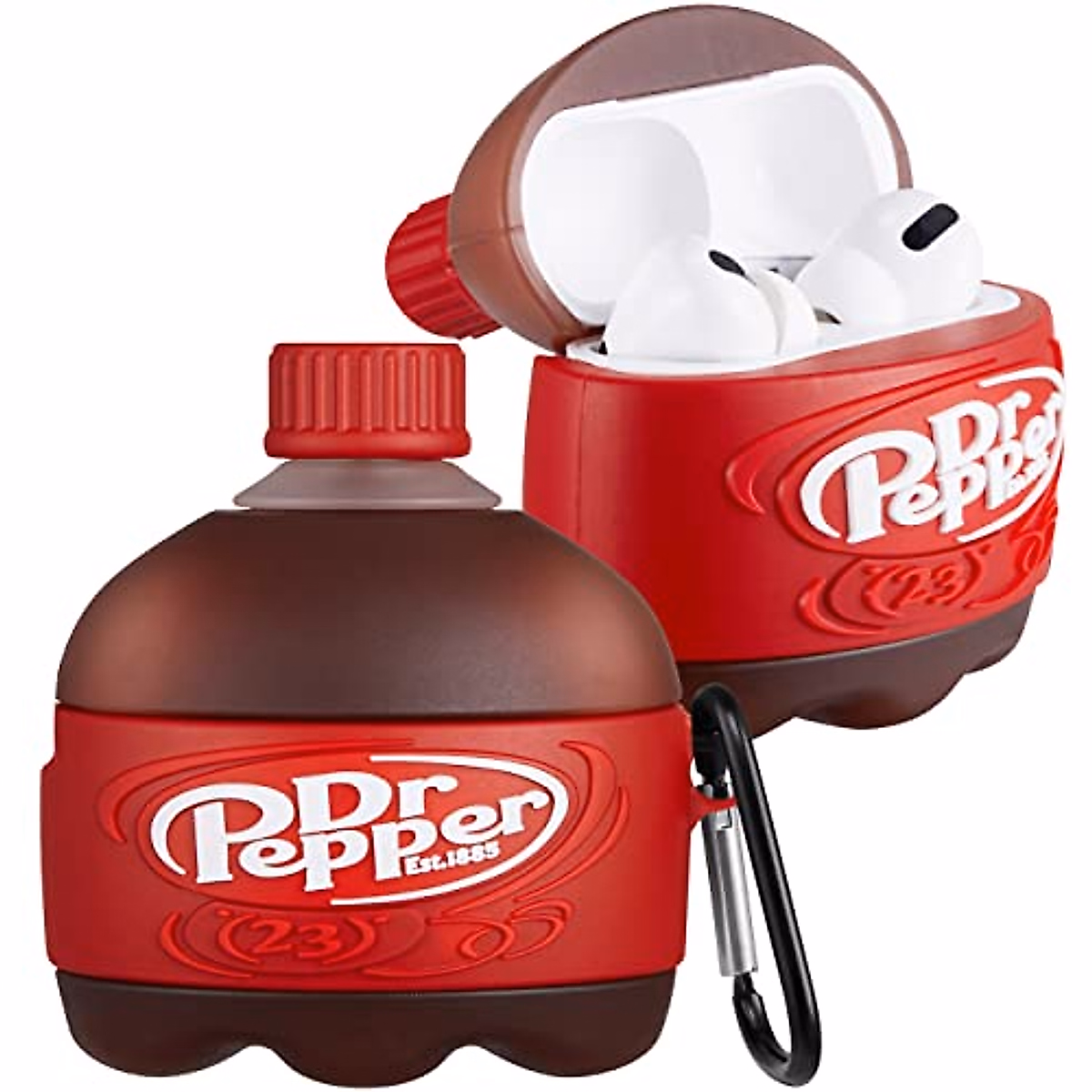 Lupct for AirPods Pro 2019/Pro 2 Case 2022 Cute Cartoon Silicone Fashion Food Design for Apple Air Pods Cover for Kids Girls Boys Shell Funny Fun Cool Unique Stylish Soft Protective Cases(Cutebottle)