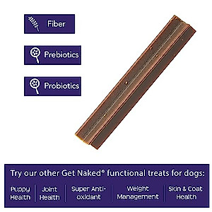 Get Naked Grain Free 1 Pouch 6.2 Oz Digestive Health Dental Chew Sticks, Small