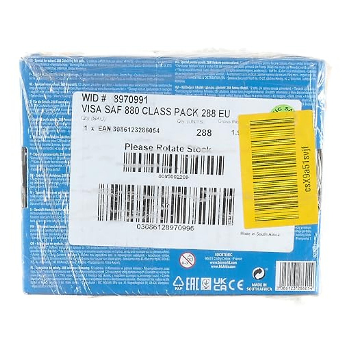 BIC Kids Visa Felt Pens - Assorted Colours, Classpack of 288