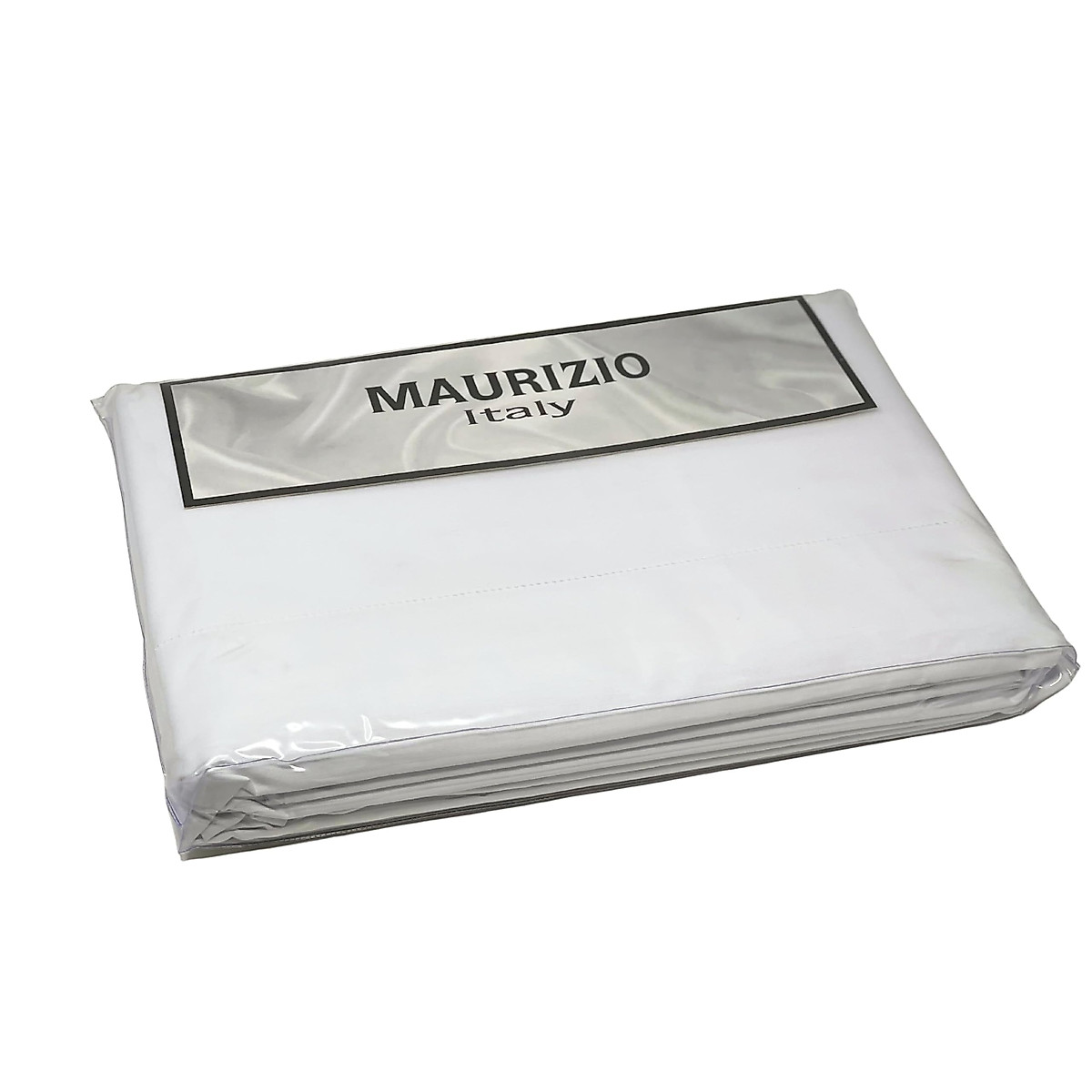 Maurizio Italy 3 Piece 100% Cotton Luxury Duvet Quilt Comforter Cover Set with an Embroidered Hemstitch Detail (King (U.S. Standard))