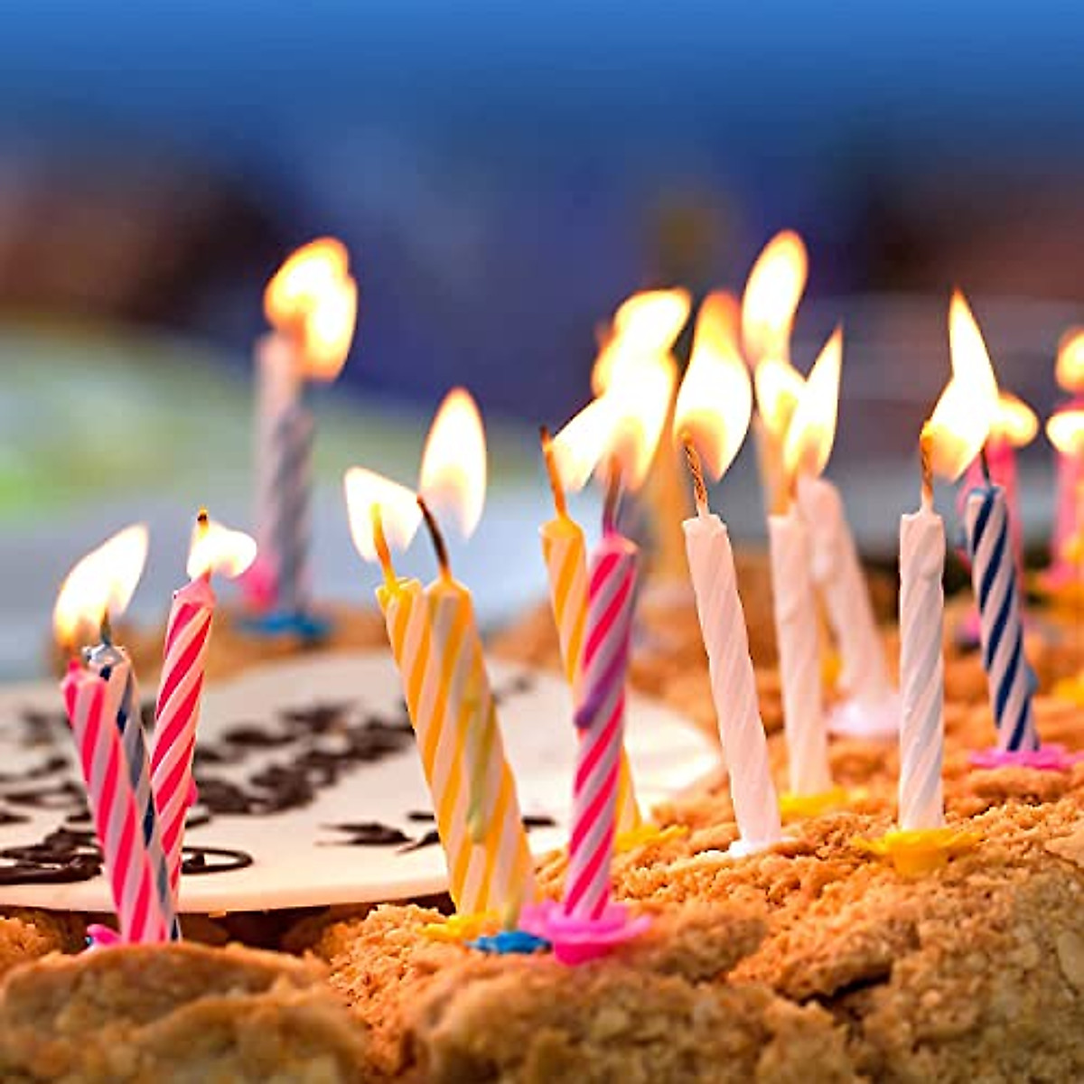 Magic Trick Relighting Candle, 40 Packs Birthday Candles Fun Prank Kit Cake Tricks and Decorations for Birthday, Party, Christmas, Celebration (Multi, 40Pieces)