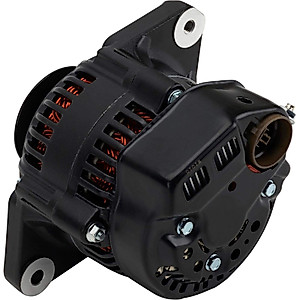 GM Denso Style 1-Wire Mini Race Alternator, 90 Amp, Black