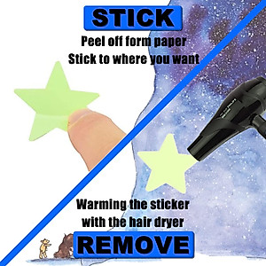 LOMIMOS 479PCS Glow in The Dark Star Stickers,Constellation Wall Decals for Ceiling Kids Nursery Bedroom Living Room