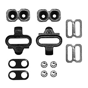 U3store 2 Set of Bike Cleats 14° Rotate Adjust Replacement for Shimano SPD Spinning Indoor/Mountain Bike Bicycle Cleat Kit