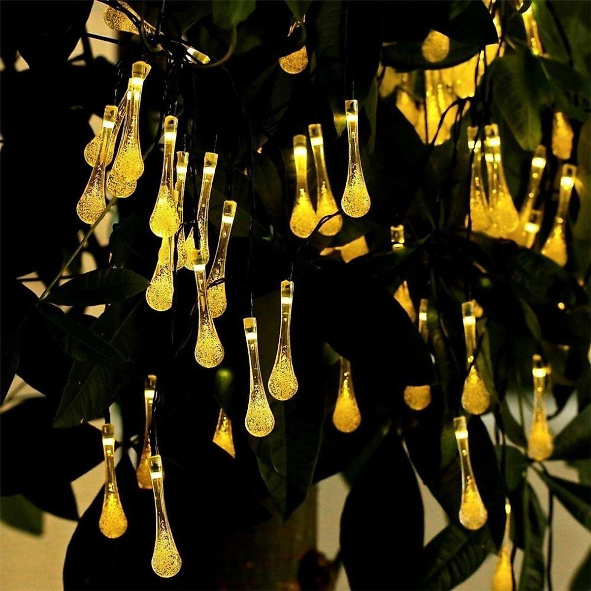 Solar Powered String Lights Mayoya 30 LED 20 Ft Outdoor Solar String Lights Waterproof Decorative Lightings for Home Patio Garden Lawn Yard Party Wedding (Warm White)