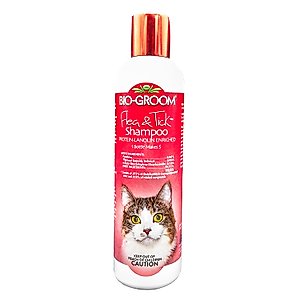 Bio-Groom Flea & Tick Dog Shampoo – Flea and Tick Prevention for Dogs, Cat Flea Treatment, Cruelty-Free, Made in USA, Natural Tick Repellent, Protein-Lanolin Shampoo – 8 fl oz 1-Pack