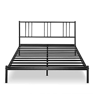 ZINUS Sophia Metal Platform Bed Frame with Headboard / Steel Slat Support / No Box Spring Needed / Easy Assembly, Twin