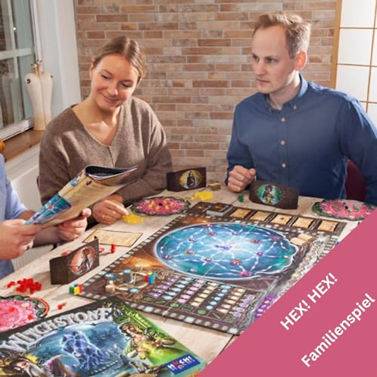 R&R Games Witchstone, Strategy Game, Family Board Game, Strategy Game for Kids, Teens, and Adults, Board Games for Family Night