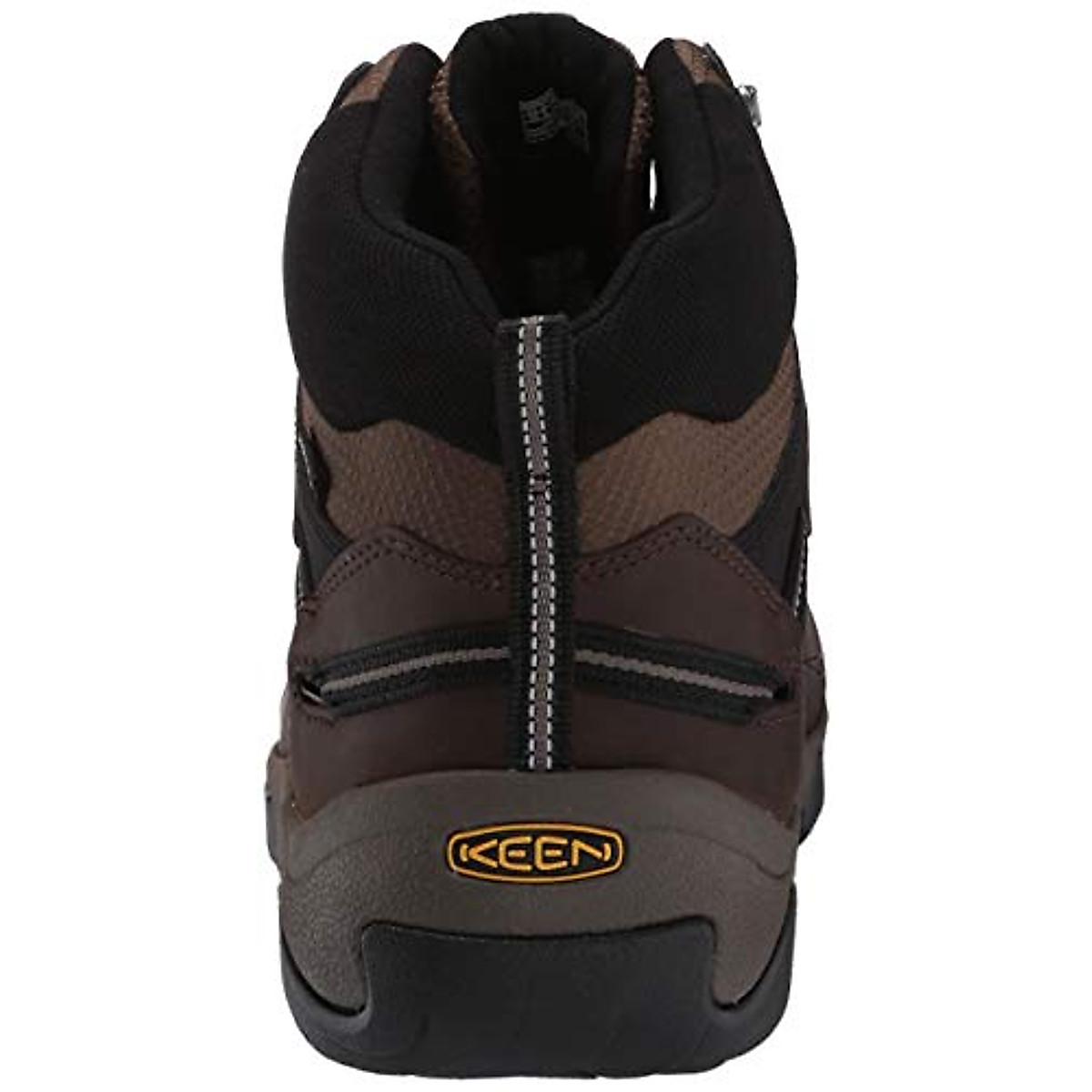 KEEN mens Steens Mid Height Leather Waterproof Hiking Boot, Canteen/Black, 11.5 US