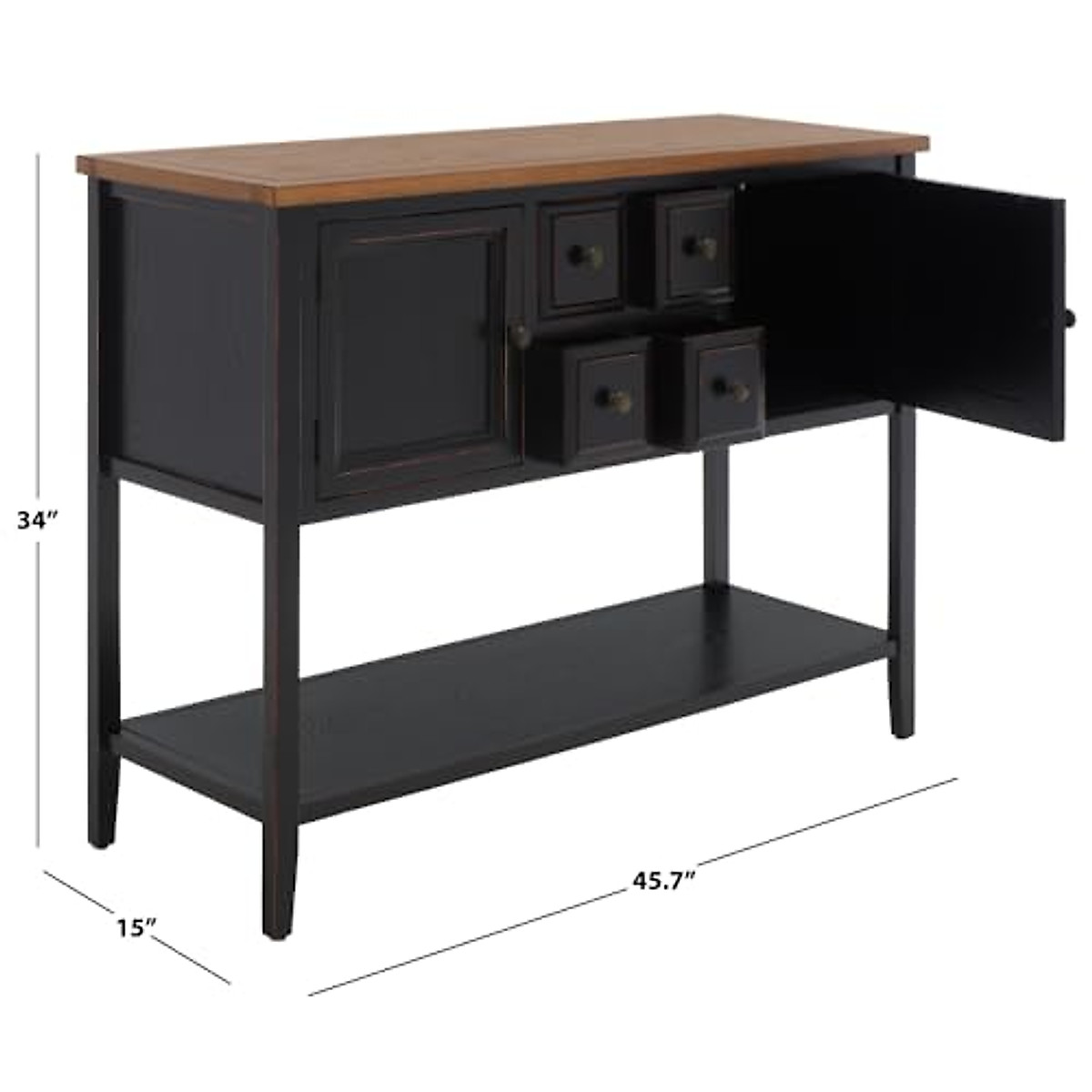 Safavieh American Homes Collection Charlotte Medium Oak Sideboard