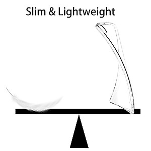 HBorna Clear Case for 10.5" iPad Air 3 2019/ iPad Pro 10.5 2017, Slim Lightweight Silicon TPU Back Cover for iPad Air 10.5 inch 3rd Generation 2019