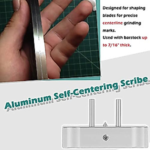 Aluminum Self-Centering Scribe/Knife Makers Center Scribe/Center Line Scribing Marking Tool for Metal