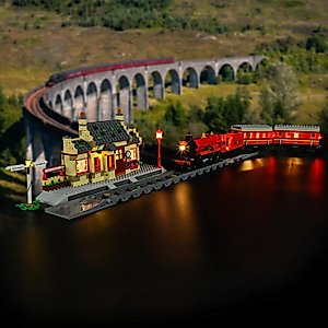 Vaodest LED Light for Lego 76423 Hogwarts Express & HogsmeadeStation Set,Design and Configuration Compatible with Model 76423(LED Light Only, Not Building Block Kit)