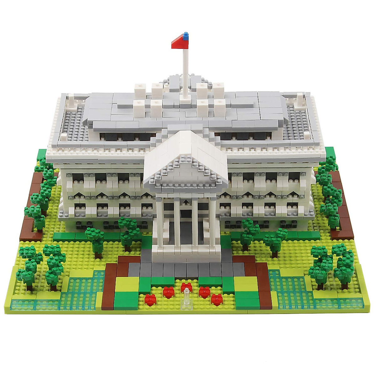 Architecture Set The White House 2021PCS Model Building Kit Micro Building Blocks 3D Puzzle Toys for Adults and Kids