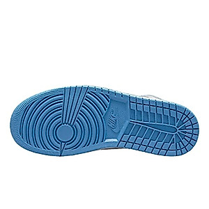 Nike Air Jordan 1 Mid Men's Shoes Cement Grey/White-True Blue DQ8426-014 12.5