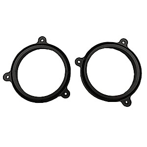 DKMUS Rear Door Speaker 6.5 Inch Mount Adapter Plates for Subaru Forester Impreza Legacy Stand Ring Spacer Kit