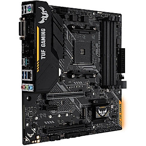 ASUS TUF B450M-Plus Gaming AMD Ryzen 2 AM4 DDR4 HDMI DVI-D M.2 mATX Motherboard