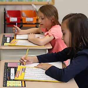 Really Good Stuff Writing Process 4-Pocket Laminated Student Folders, 9.5" by 12" (Set of 12) - Keep Students Organized and Teaches Writing Process, Store Work-in-Progress and Monitor Progression