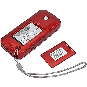AM FM Portable Pocket Radio Music Player Support Micro SD/TF Card USB Slot (Red)