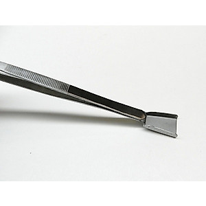 Diamond Tweezer with Scoop For Stones Bead Work Gemologist Tweezers Shovel End By JTS