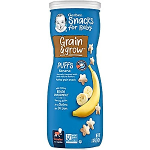 Gerber Baby Snacks Puffs Banana, 1.48 Oz