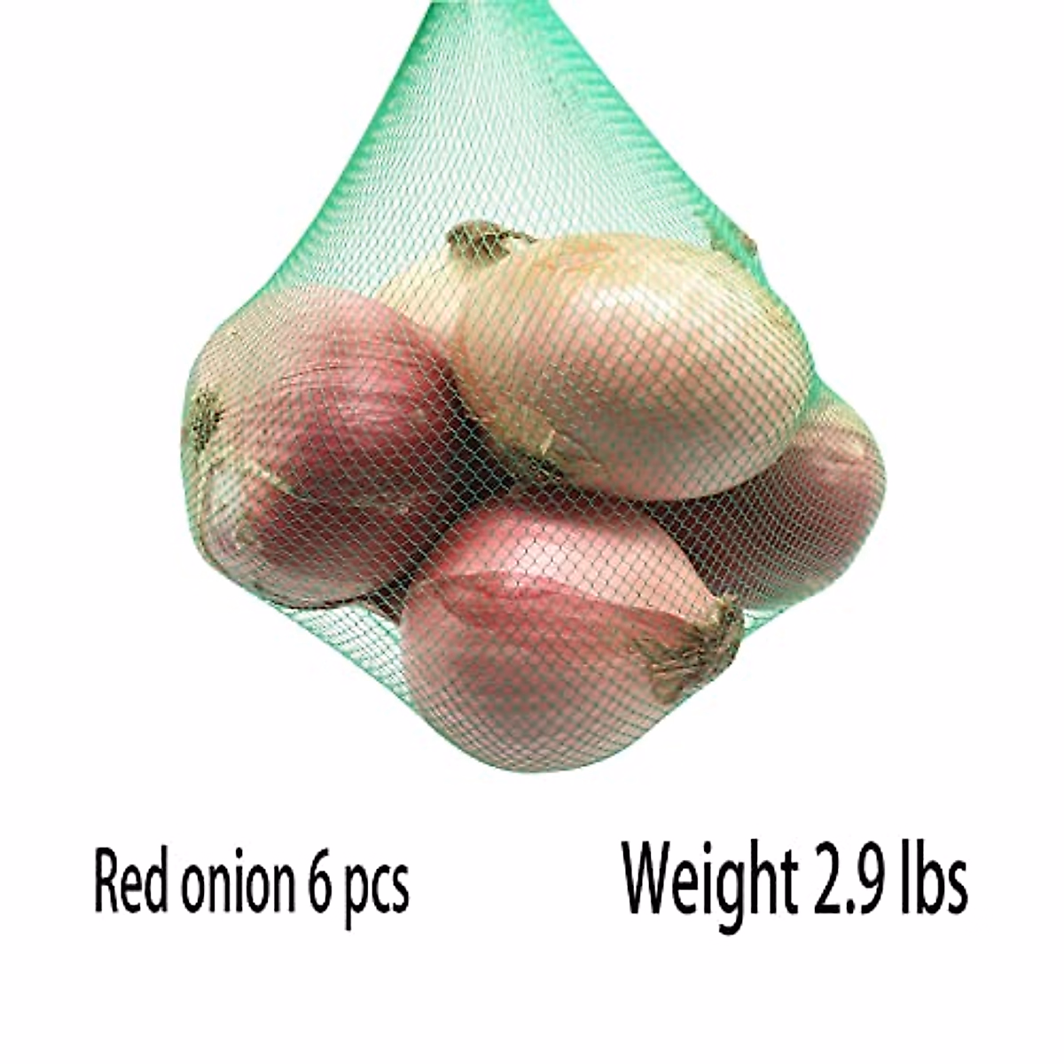 Daszui 100Pcs Reusable Mesh Green Nylon Netting with Bags,15.7 Inch Reusable Nylon Mesh net Produce Grocery Toys Fruits Vegetables Storage Bags,