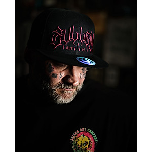 Sullen Nightfall Lifestyle Graphic Snapback Adjustable Hat Black