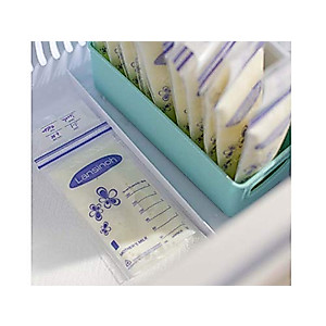 Lansinoh Breastmilk Storage Bags With Convenient Pour Spout Double Zipper Seal