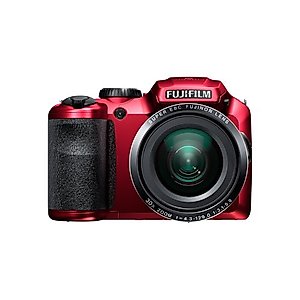 Fujifilm FinePix S6800 16MP Digital Camera with 3-Inch LCD (Red)