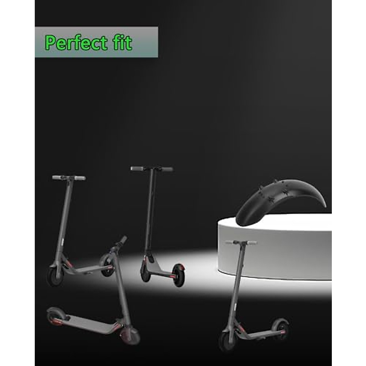 WELLSTRONG Scooter Front Fender Replacement for Electric Scooters Ninebot ES1/ES2/ES3/ES4 Kick Scooter Fender Repair Part Mud Fender