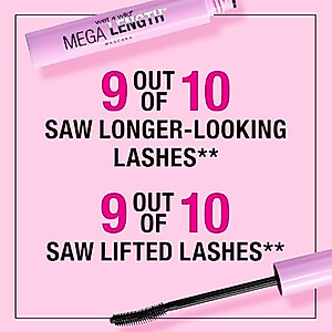 wet n wild Mega Length Mascara, Very Black, 0.21 Ounce