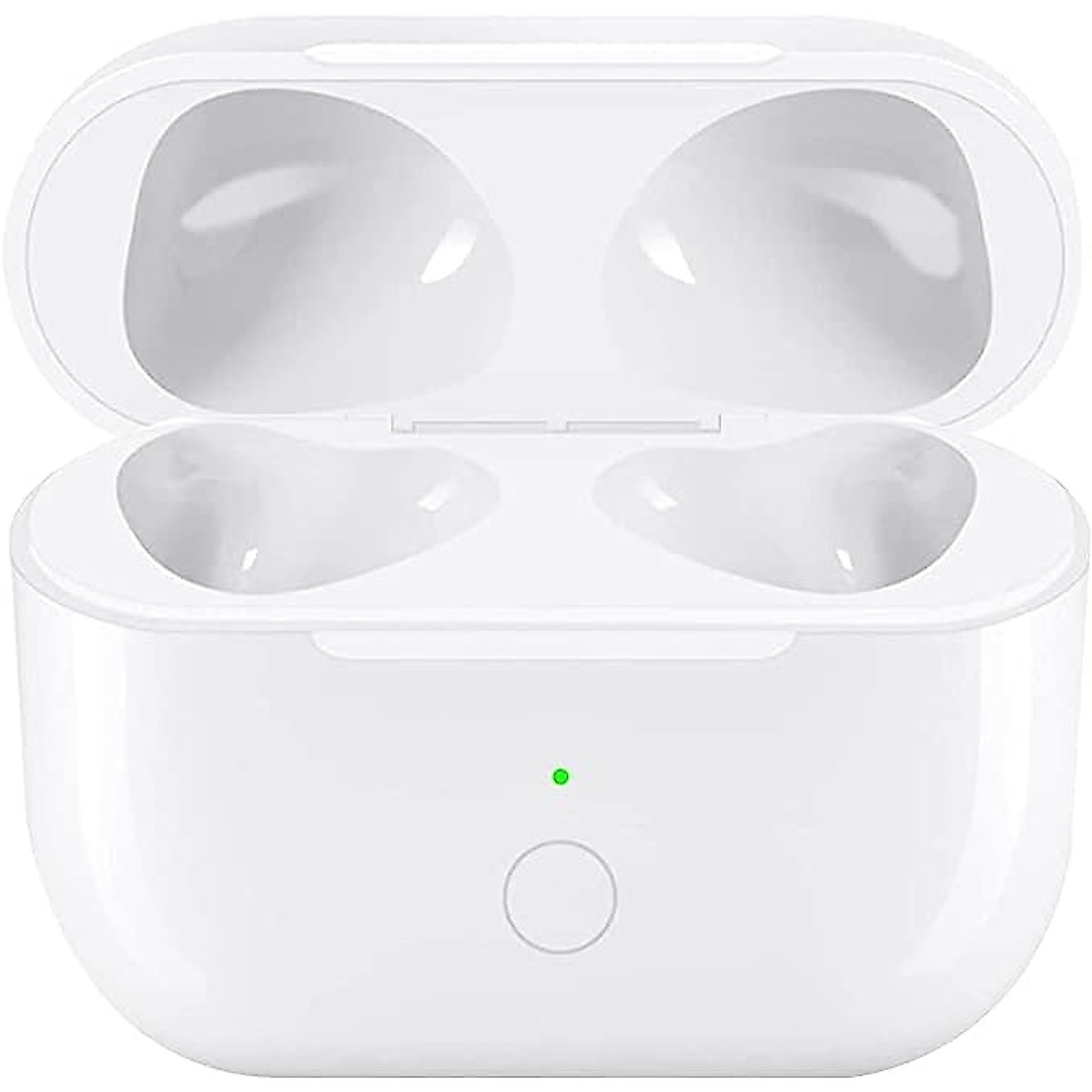 Wireless Charging Case Compatible with AirPods 3rd Generation Charging Case Replacement Charger Case Cover for Air Pods 3 Gen with Bluetooth Pairing Sync Button Quick-Pairing Button (No Earbuds)